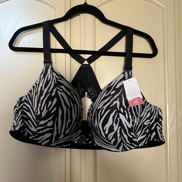 Cacique | Intimates & Sleepwear | New Cacique Zebra Print Racer Back ...